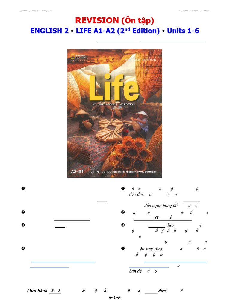 (G I SV) 2024. Av2 (Life A2-B1) - Đáp Án | PDF | Sports