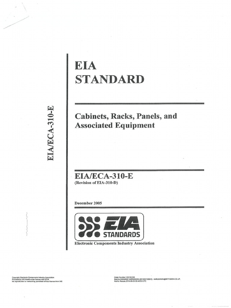 EIA-19inch Rack Standard | PDF