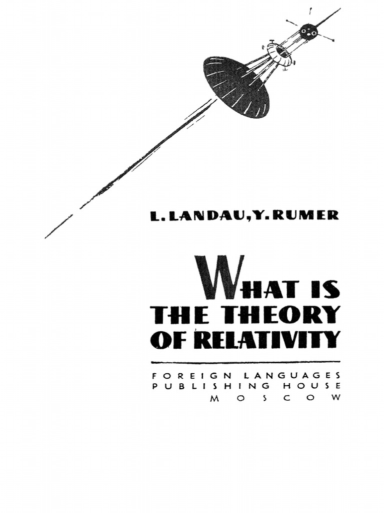What Is The Theory of Relativity | PDF
