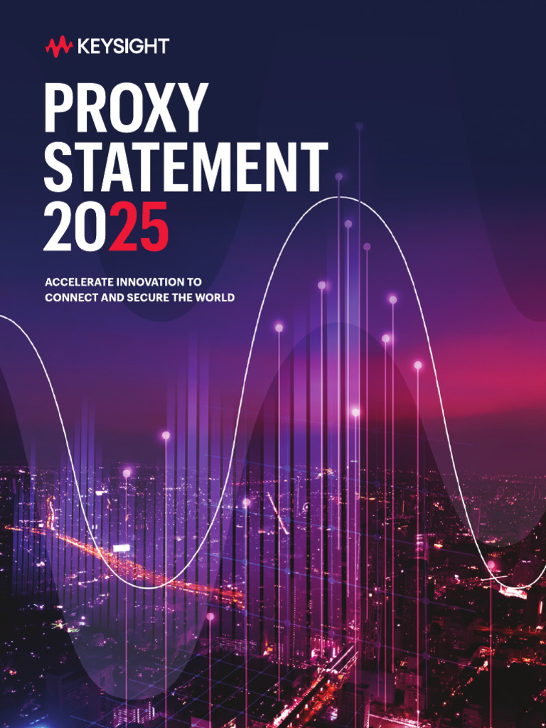 2025 Keysight Proxy-Statement | PDF | Equity (Finance) | Corporate Governance