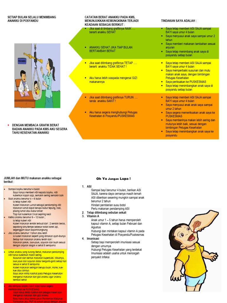 Leaflet Kesehatan Anak | PDF