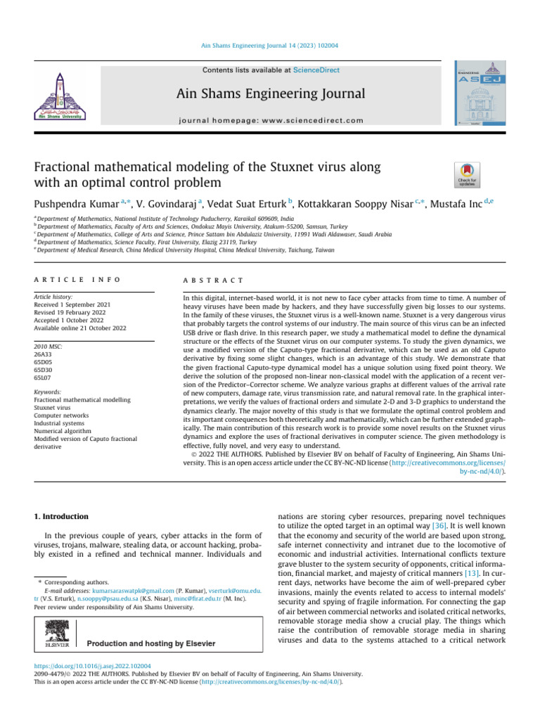 G3 FDE Model Stuxnet Virus | PDF | Computing