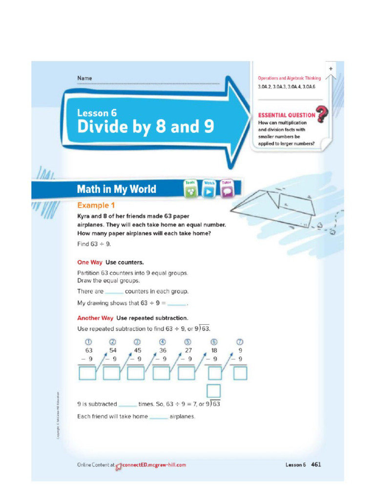 Chapter 8 Lesson 6 | PDF