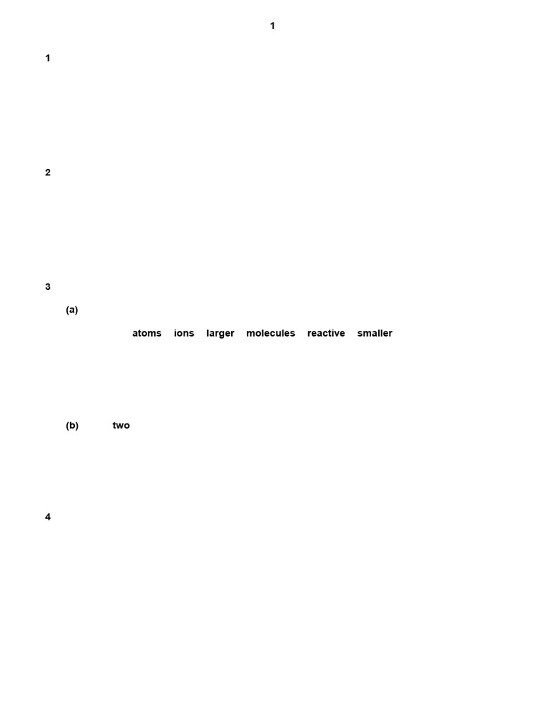 G10 Lesson 2C 170125 Alkenes Frday 17TH Jan 2025 QP | PDF | Alkene ...