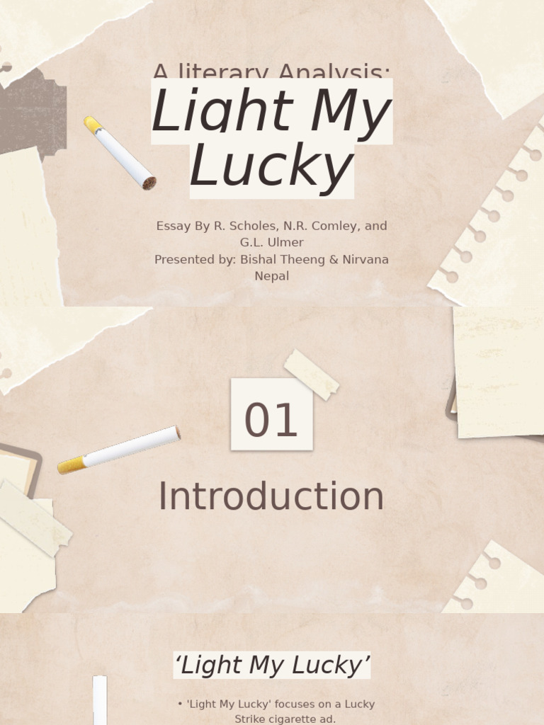 Analyzing "Light My Lucky" Ad Strategies | PDF
