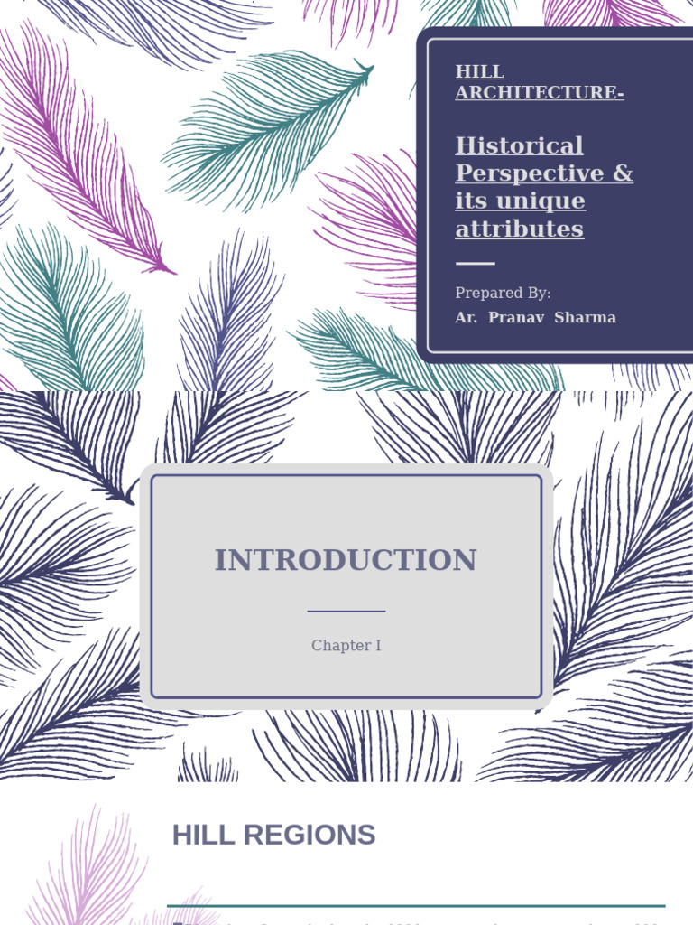 Hill Arch Introduction | PDF | Sustainability | Sustainable Development