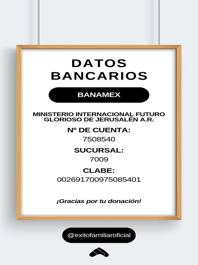 Datos Bancarios | PDF
