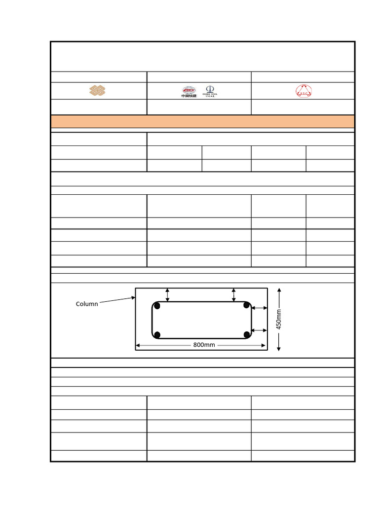 Column Setting Checklist for Colombo Housing Project | PDF