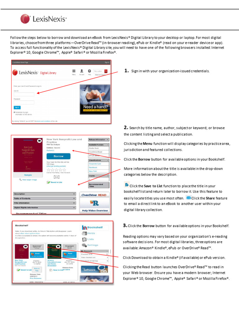 LexisNexis-Digital-Library_Downloading_eBooks | PDF | Amazon Kindle | E ...