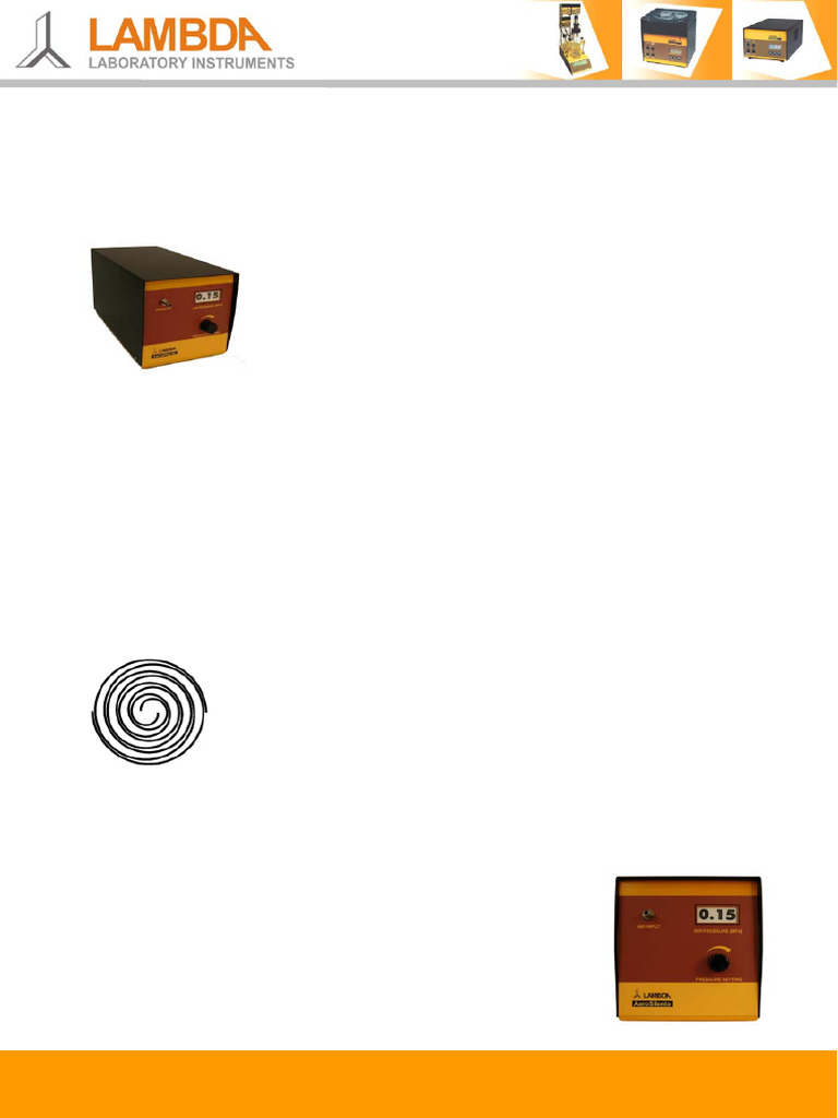 LAMBDA AeroSilento Pressure Regulated Oil Free Air Compressor and Vacuum Pump Operation Manual ...