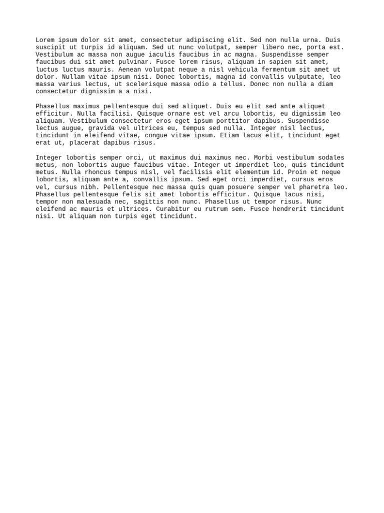 Lorem ipsum example 001 | PDF