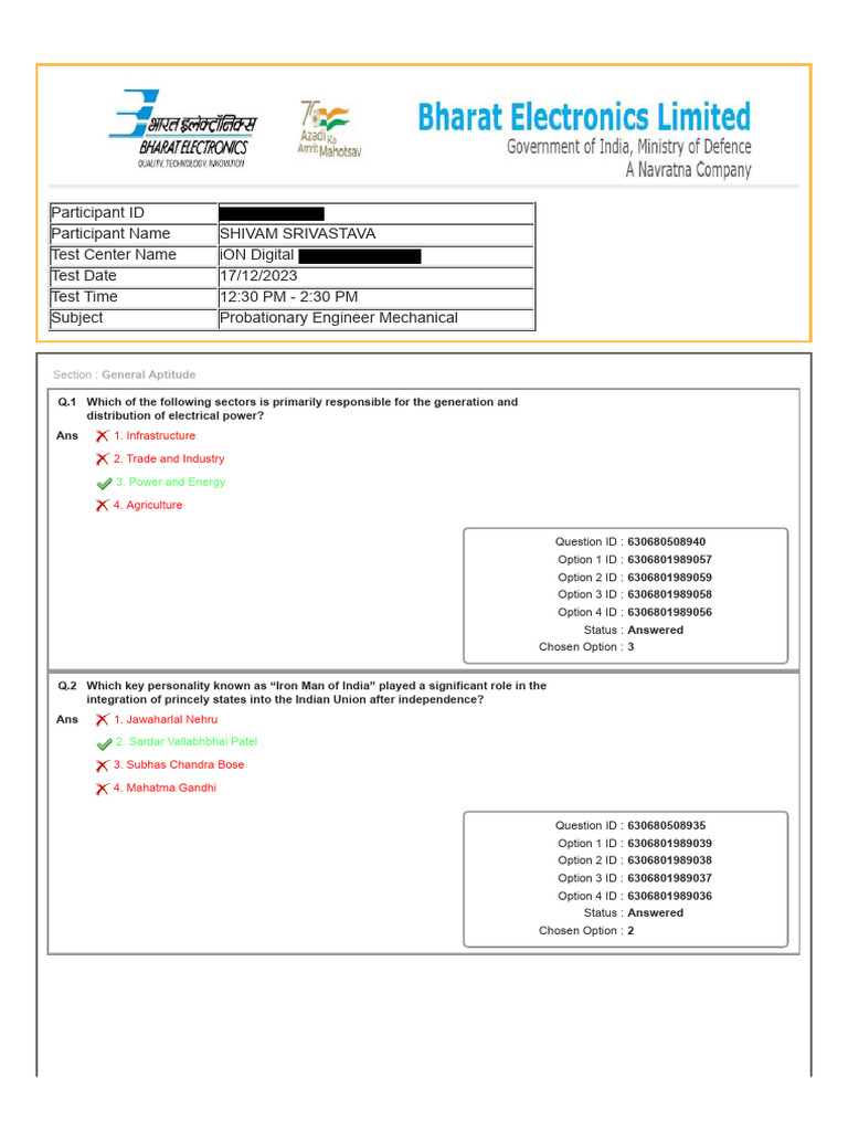 General Aptitude and Reasoning Questions | PDF | Gear | Mechanical ...