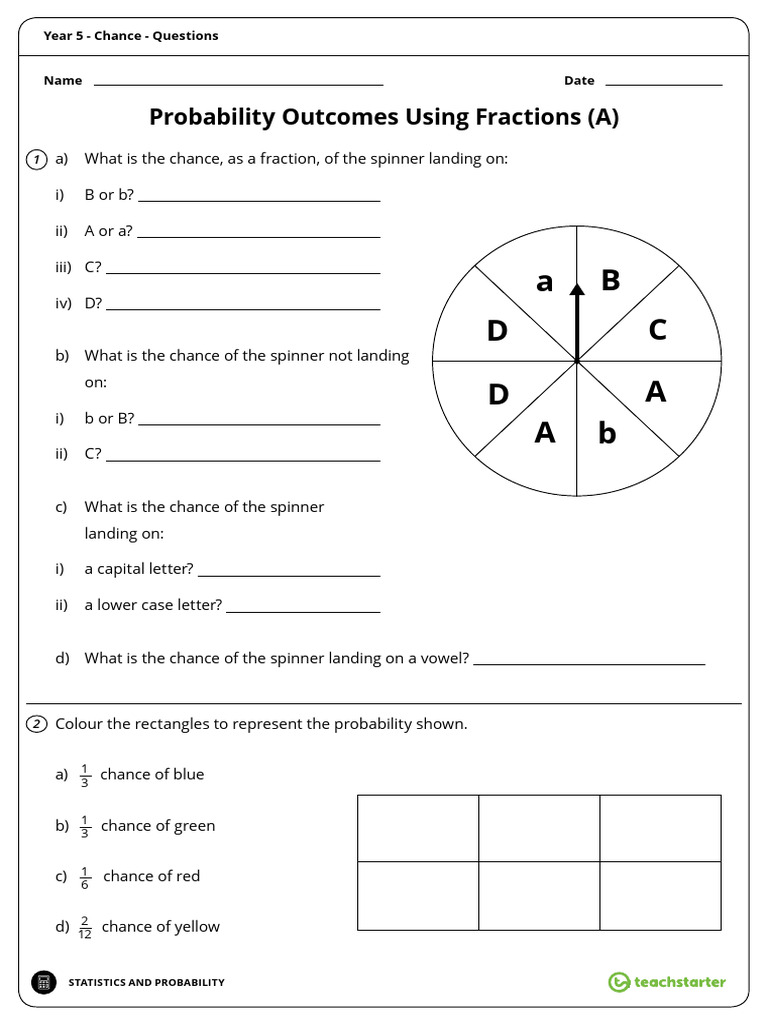 Chance-Worksheets--Advanced-Displayed_58141 (1) | PDF | Probability ...