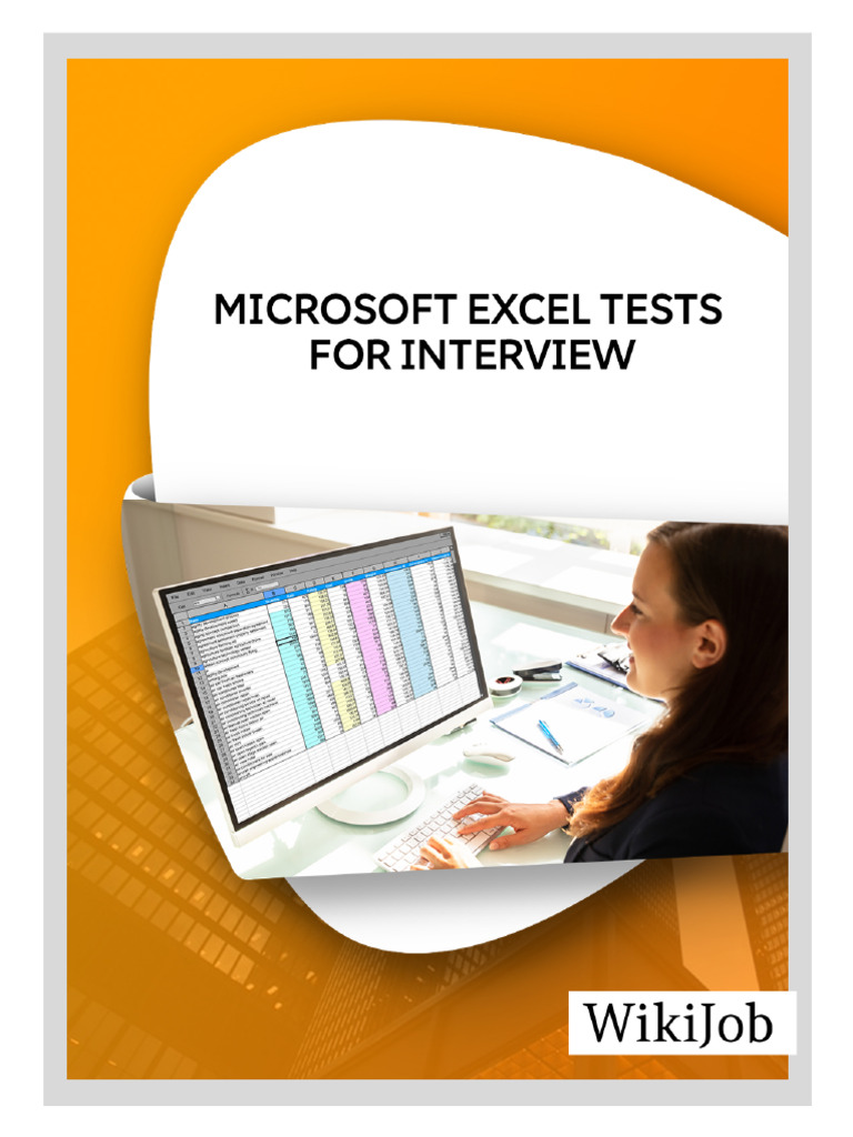 Excel Tests For Interview Pdf Microsoft Excel Spreadsheet
