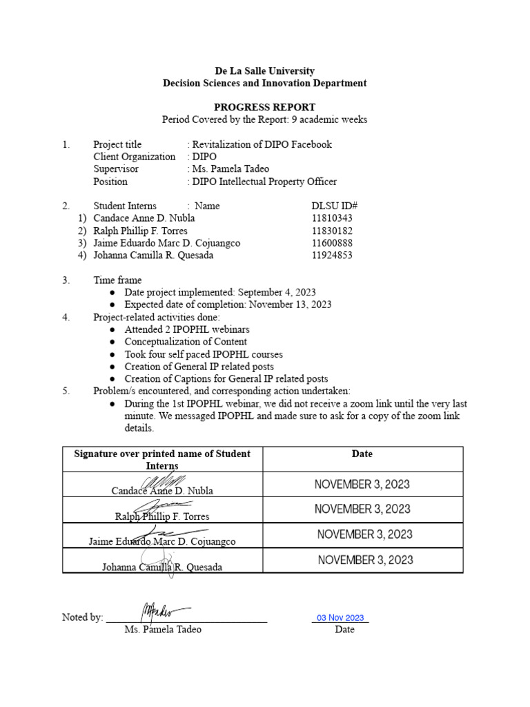 Progress Report 2 | PDF