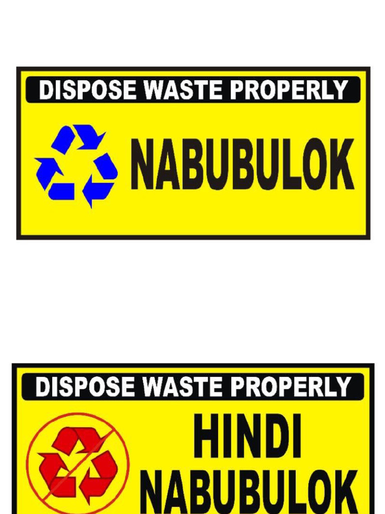 Trash Can Signage | PDF
