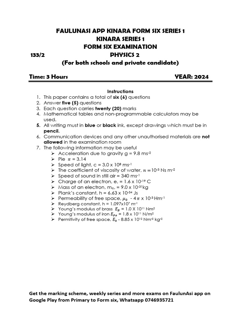 PHYSICS 2 1-1 | PDF | Waves | Radiocarbon Dating