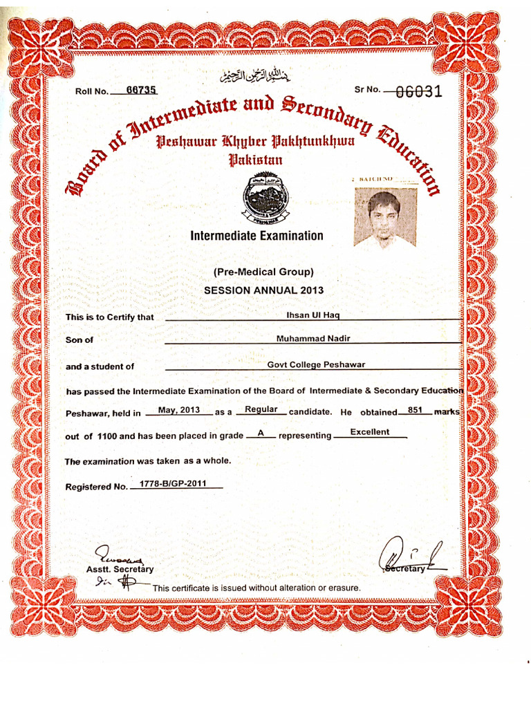 4-FSC Certificate | PDF