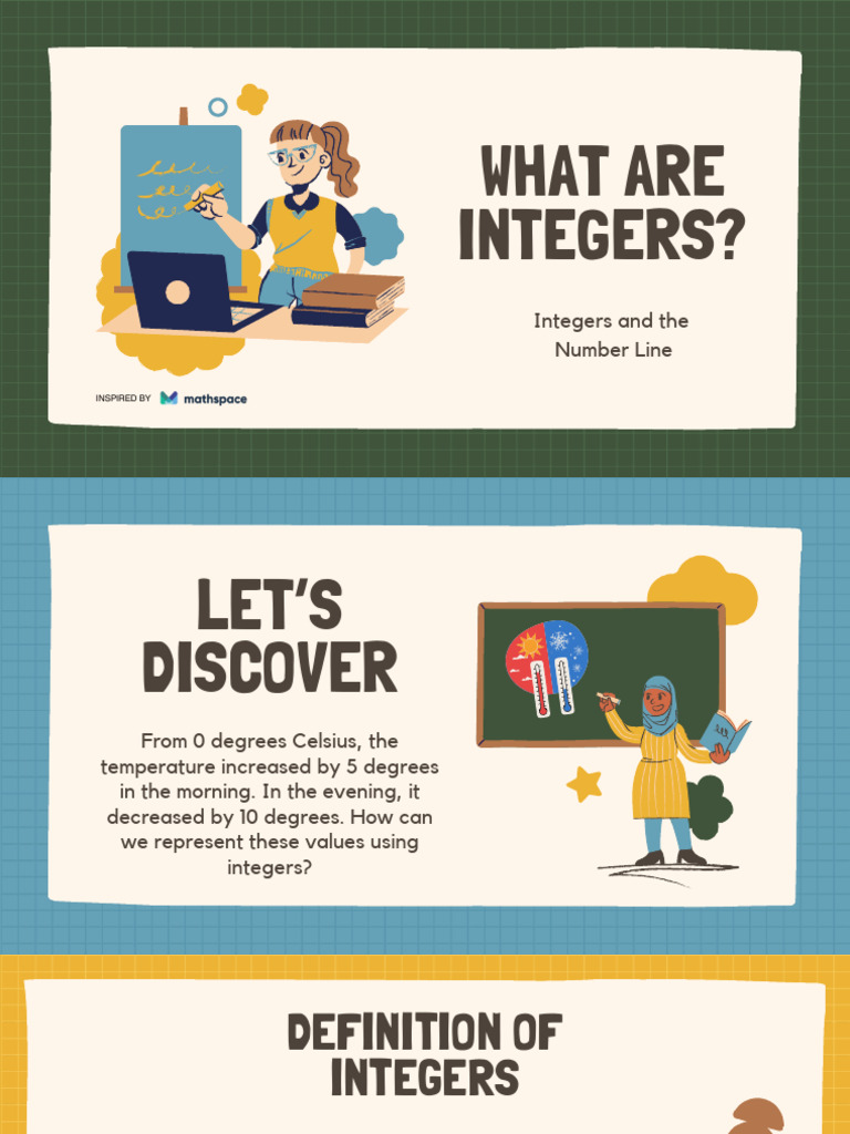 Understanding Integers and Number Lines | PDF | Integer | Mathematics