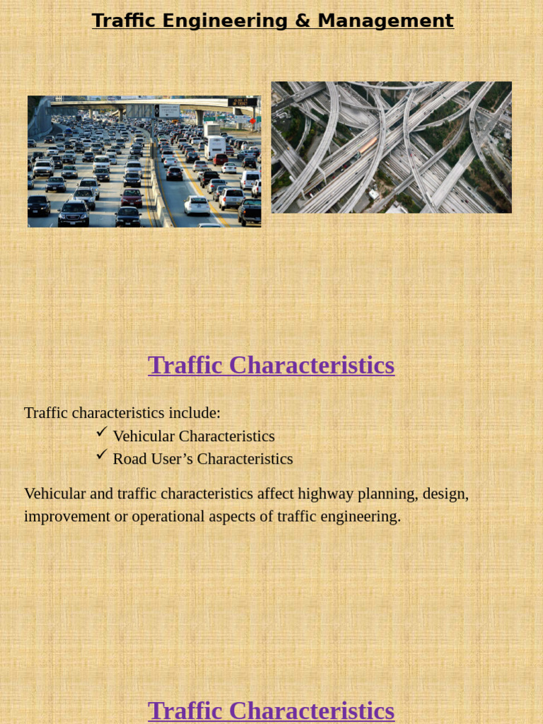 Lecture_6 | PDF | Traffic | Road