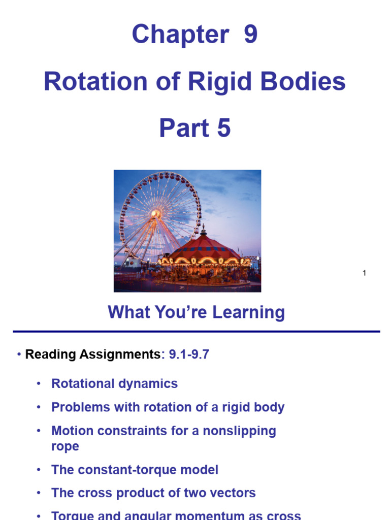 Rotational Dynamics and Torque Concepts | PDF | Rotation Around A Fixed Axis | Torque