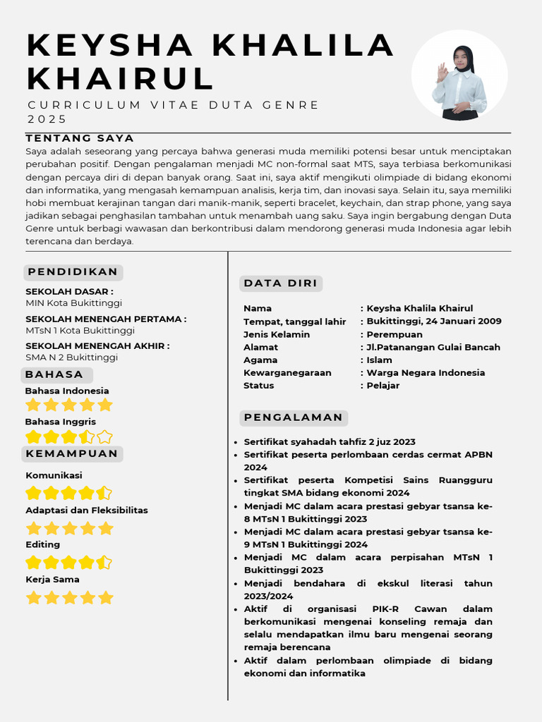 Putih Netral Minimalis Profesional CV Resume - 20250123 - 221651 - 0000 ...