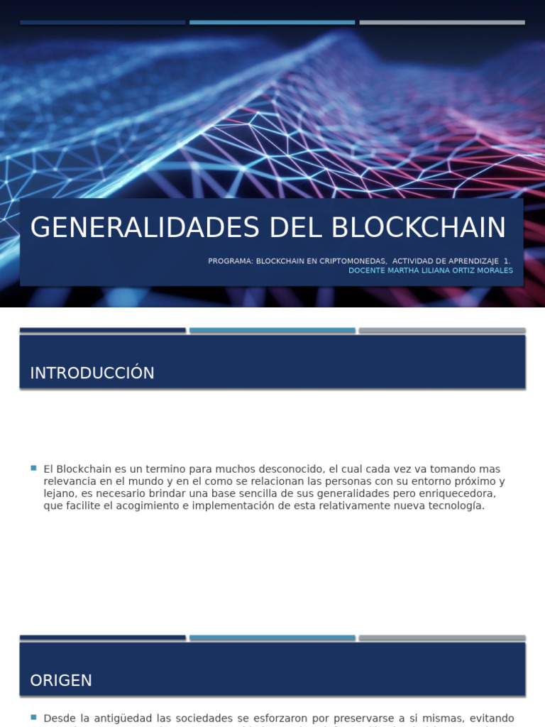 Generalidades Del Blockchain | PDF | Informática