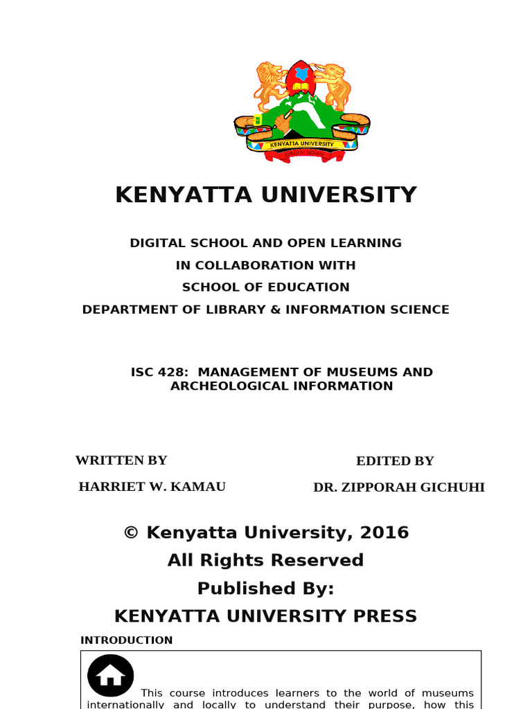 ISC 428 MODULE FINAL Sep 2016 | PDF | Museum