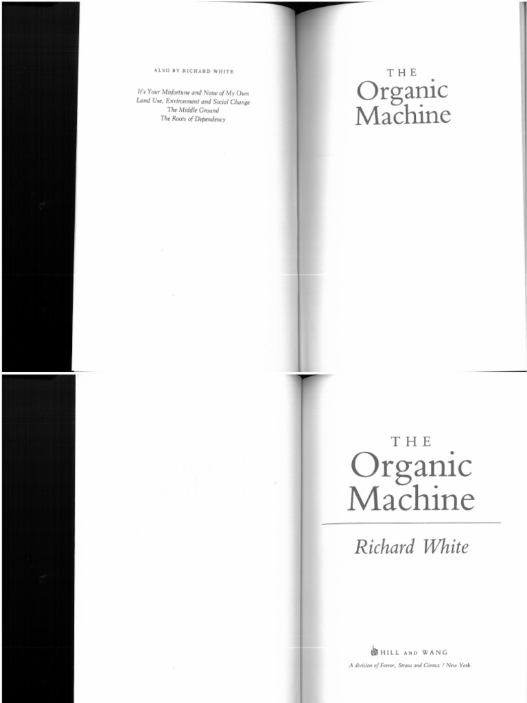White - The Organic Machine | PDF