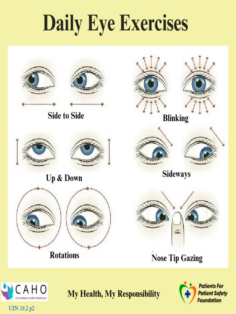 Eye Exercise To Impove Eyesight | PDF