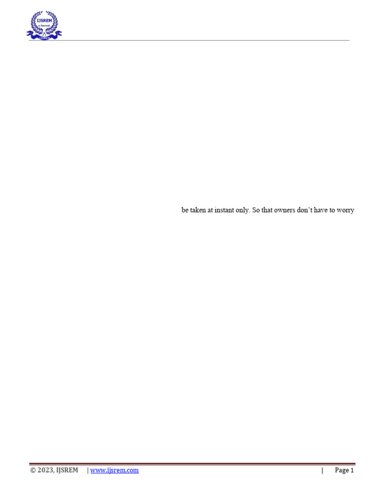 Iot Based Anti Theft Flooring System Pdf Internet Of Things Embedded System