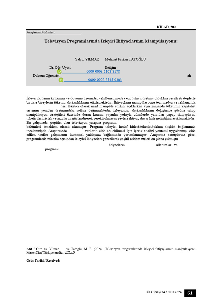 Televizyon Programlar - Nda - Zleyici - Htiya - Lar - N - N Manip ...