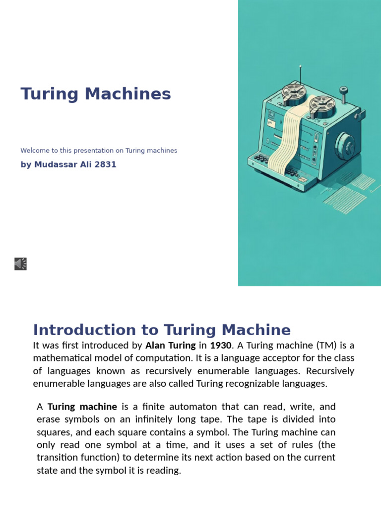 Turing Machine 2831 | PDF | Applied Mathematics | Formalism (Deductive)