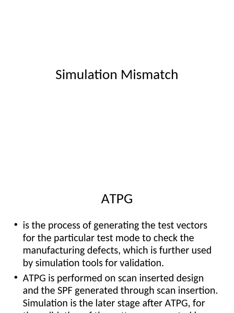 Simulation Mismatch | PDF | Electronic Engineering | Digital Electronics