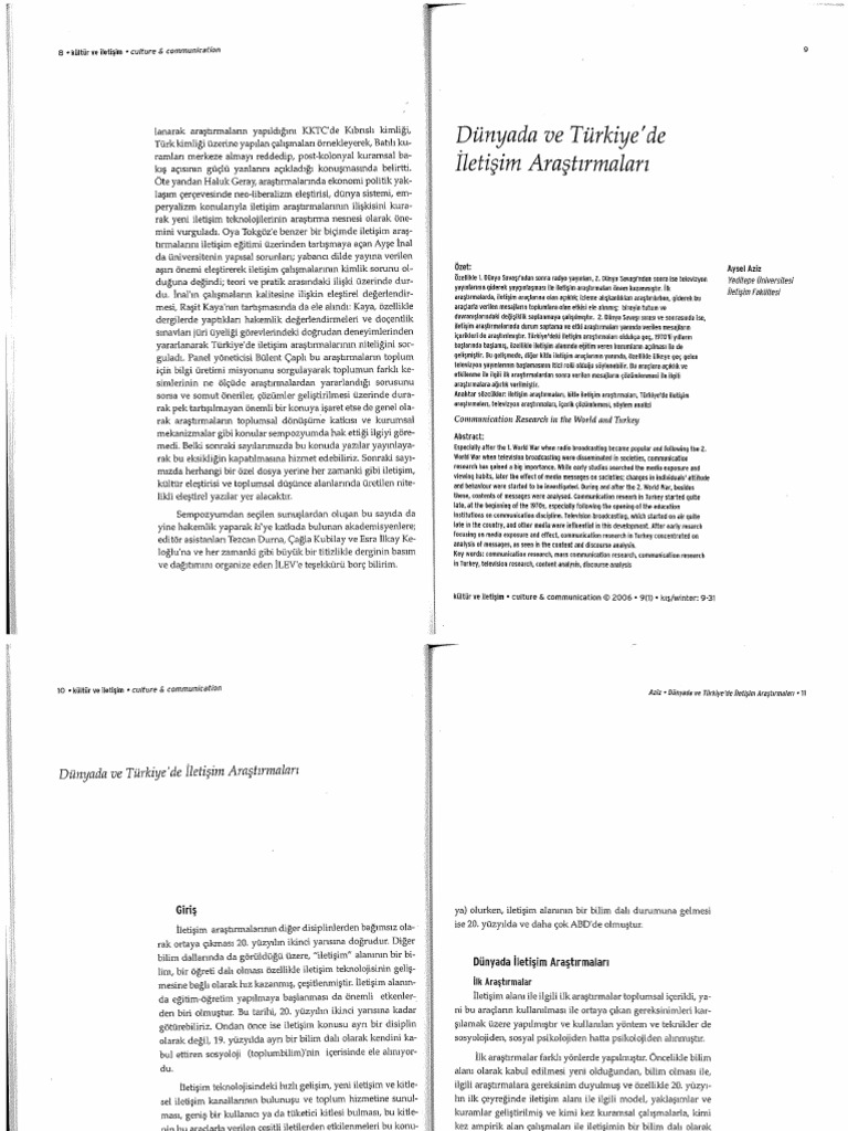 Aysel_Aziz_Dunyada_ve_Turkiyede_Iletisim | PDF