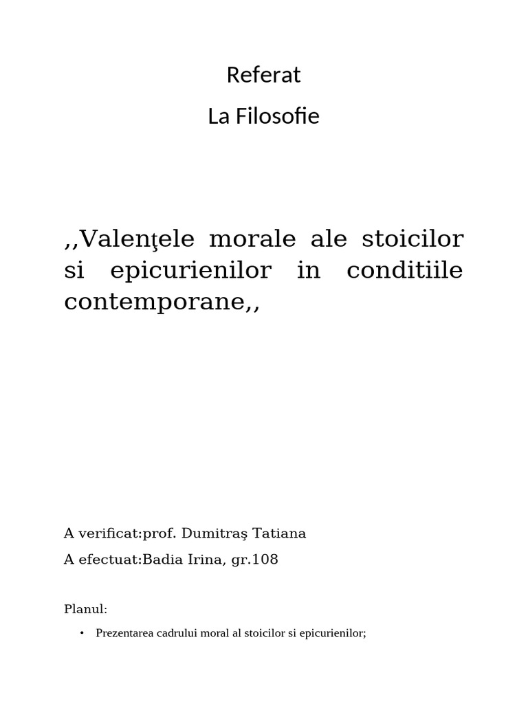 Filosofie | PDF