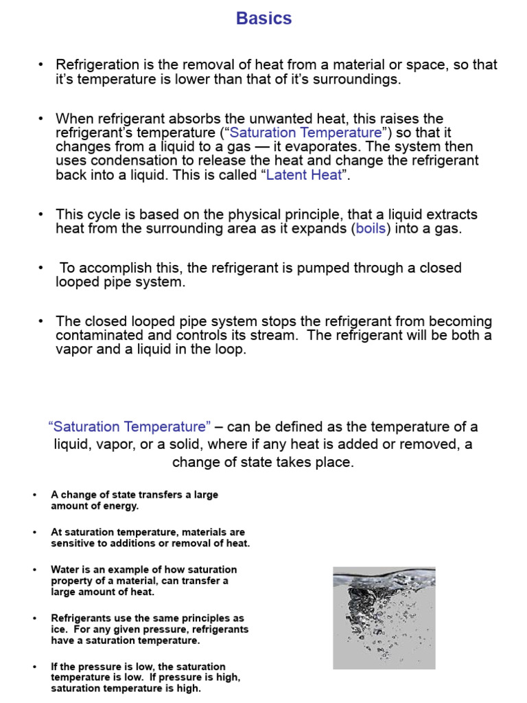 EEE103 Lec6 Refreigeration | PDF | Physical Phenomena | Transport Phenomena