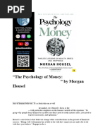 The Psychology of Money Full Summary | PDF | Risk | Wealth