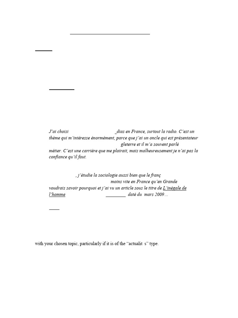 French B Tips Pour IOP | PDF | French Language