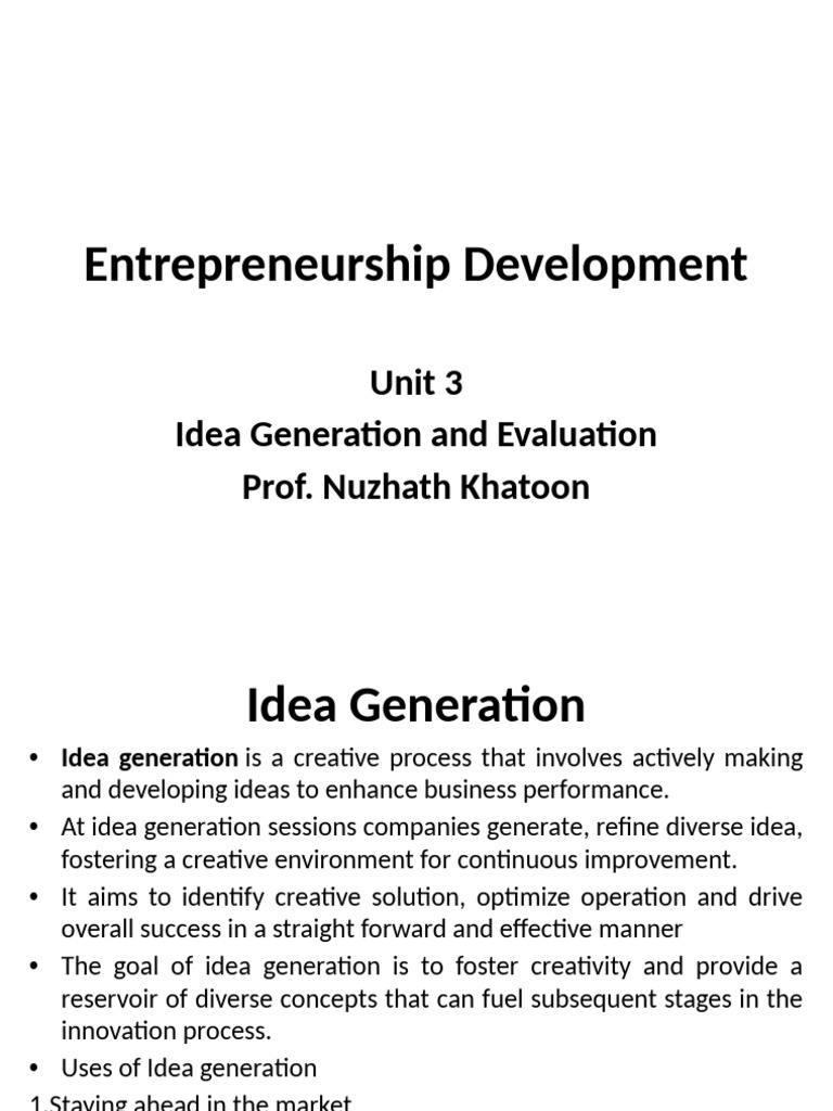 ED Unit 3 - 24 | PDF | Cognition | Business