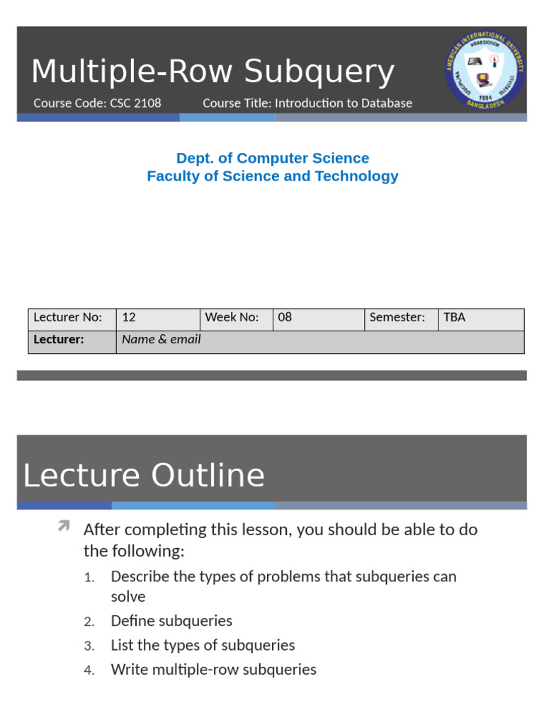 SP_23_24_Lecture12_IDB | PDF | Databases | Computer Data