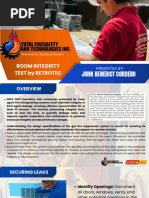 Room Integrity Test Method Statement | PDF | Computing