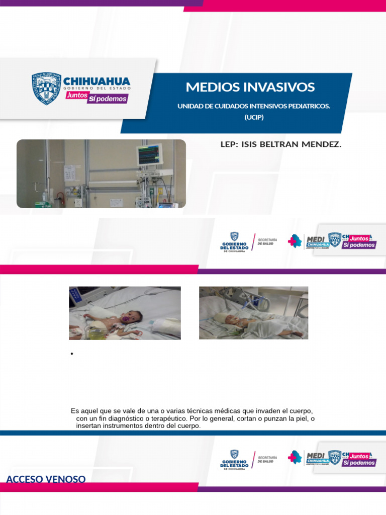 Cuidados de Medios Invasivos en UCIP | PDF | Especialidades Medicas ...