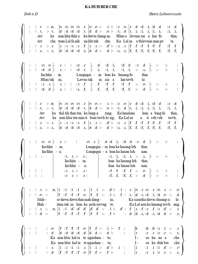 Ka duh ber che | PDF