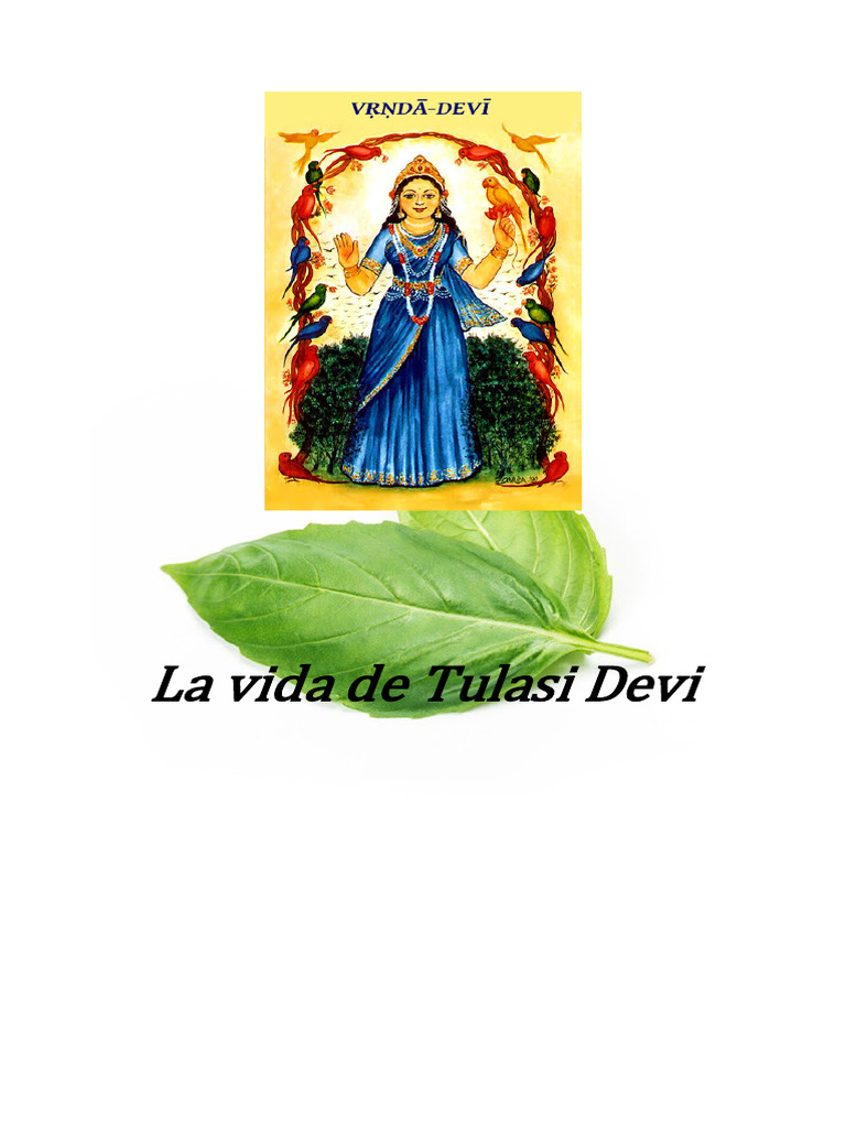 Vida y Orígenes de Tulasi Devi | PDF | Shiva | Vishnu