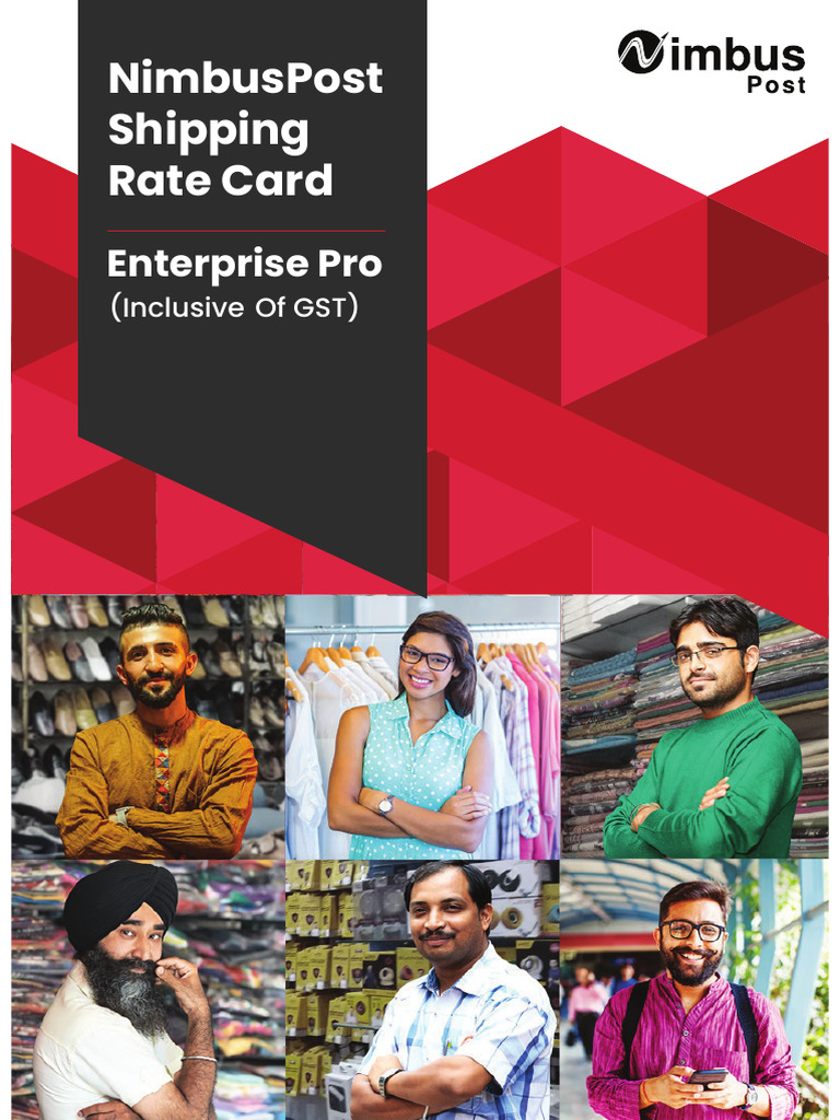 Nimbuspost Rate Card Enterprise Pro | PDF