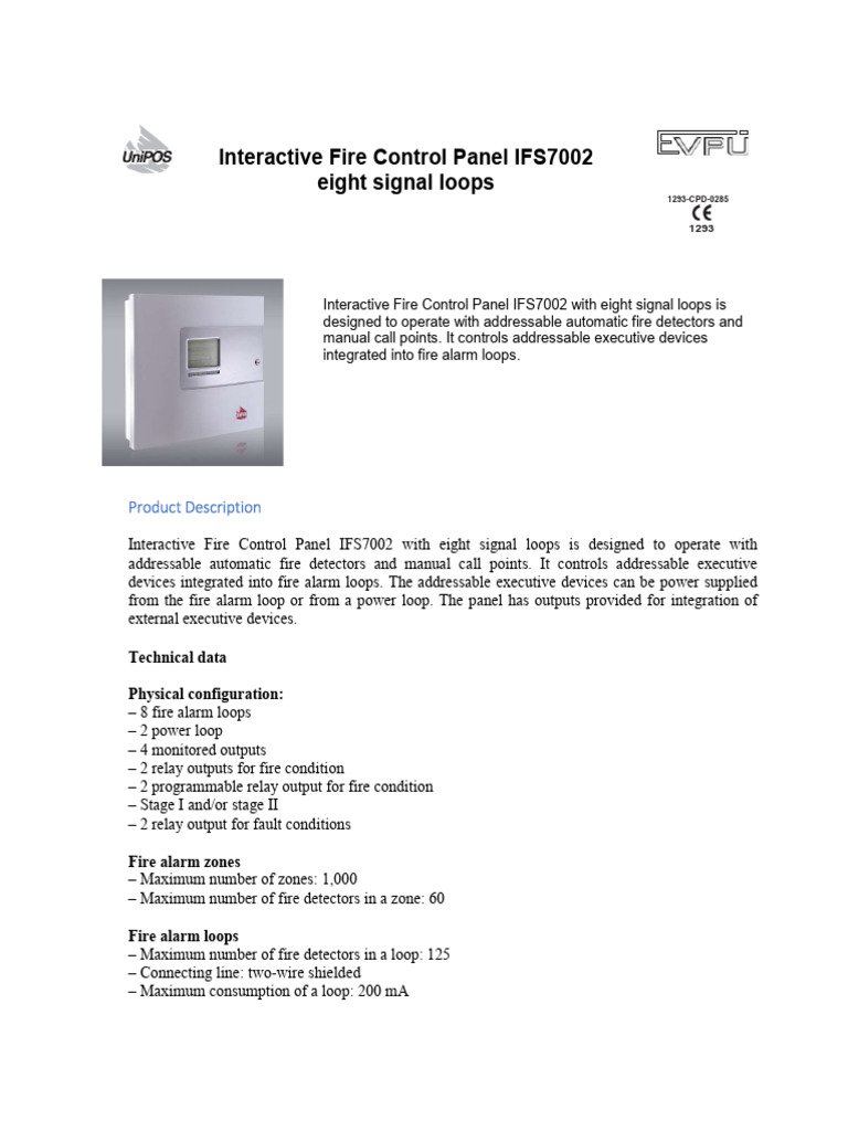 IFS7002 Tủ báo cháy địa chỉ 8 loop phongchaythanglong.vn - | PDF ...