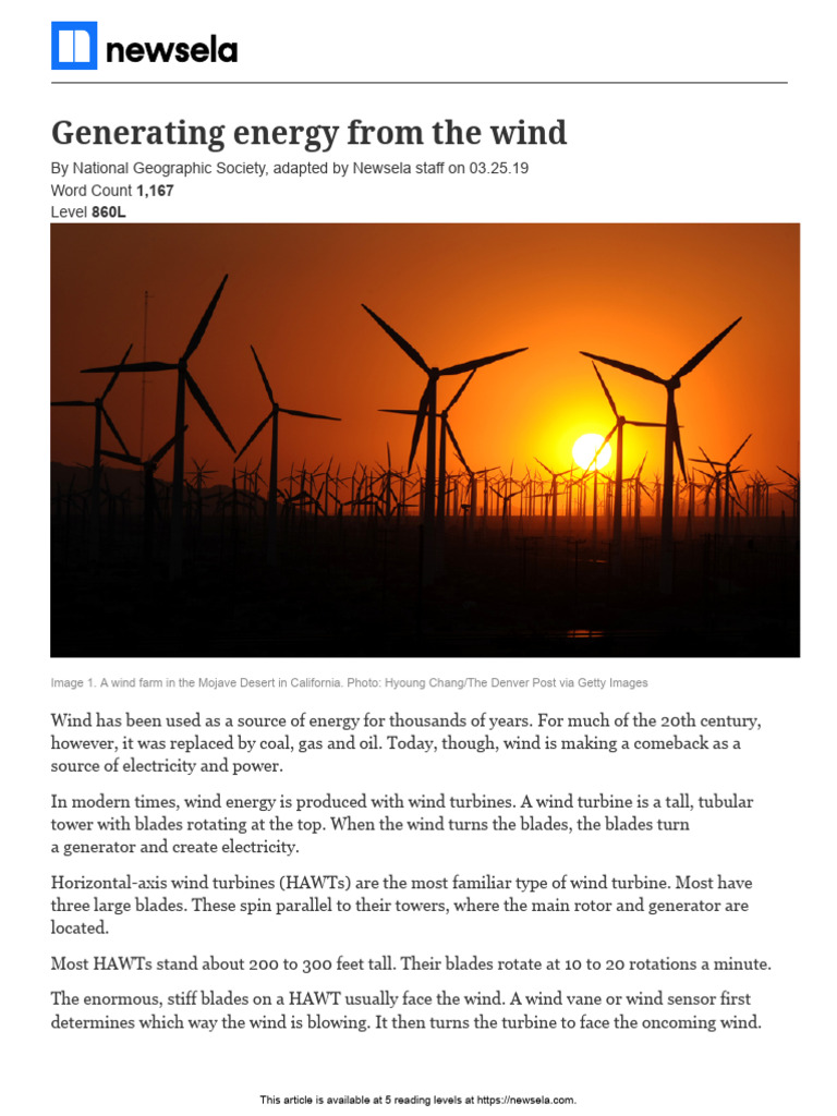 Understanding Wind Energy and Turbines | PDF | Wind Power | Wind Turbine