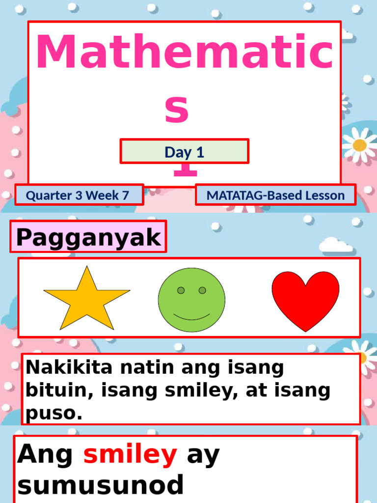 MATH Q3 WEEK 7 Day 1 | PDF