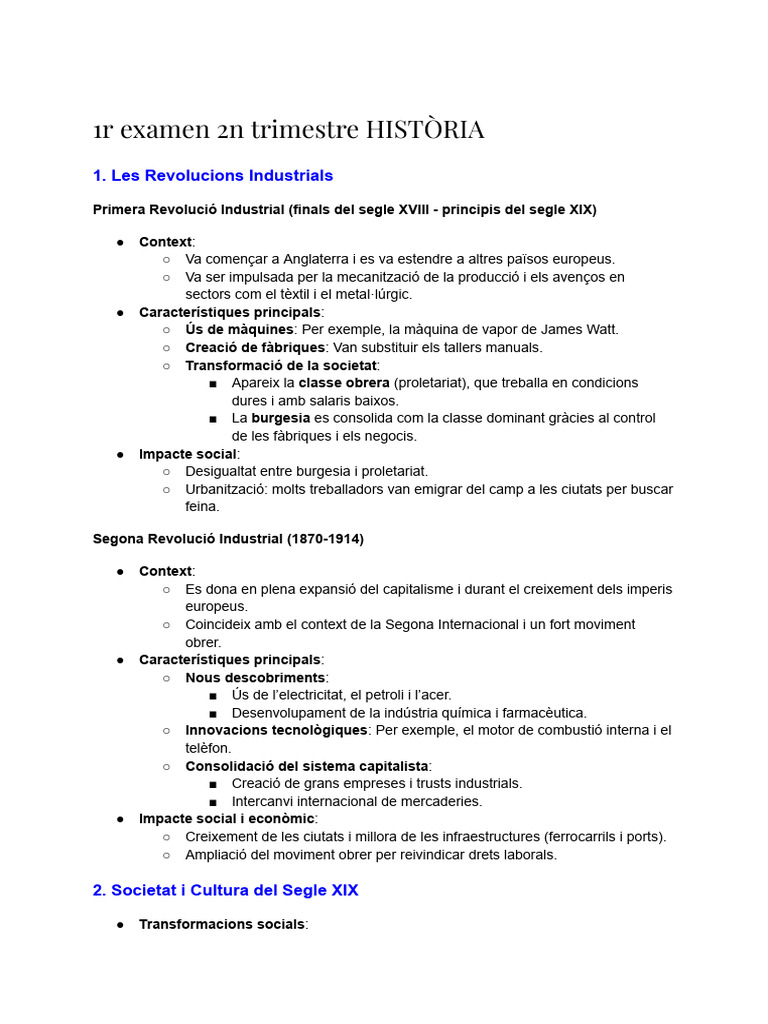 Apunts Definitius Història | PDF